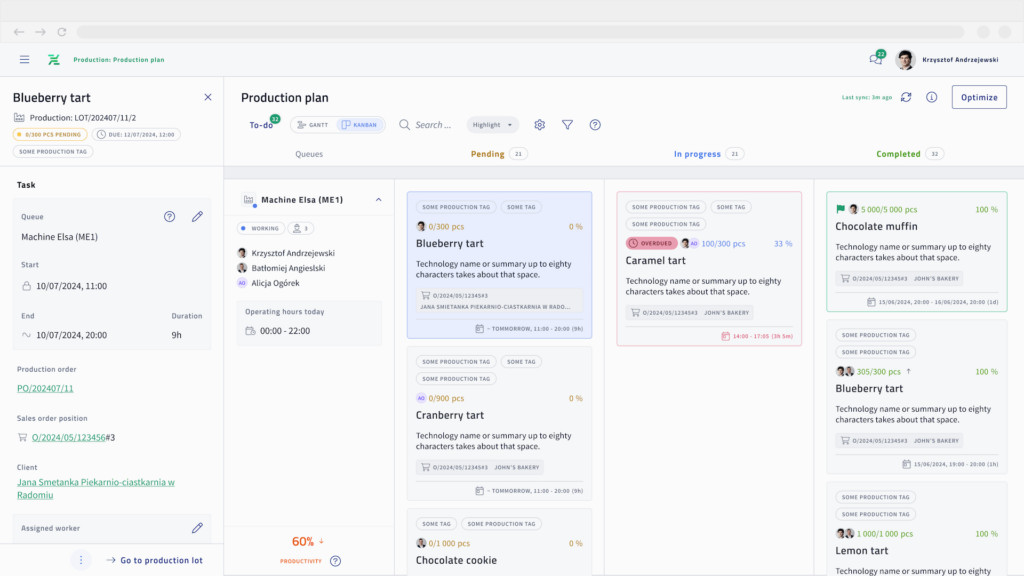 Kanban View for Production Planning: Lean Manufacturing Dashboard ...